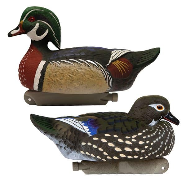 Shop Wood Duck Decoys 6 Pack for Realistic Water Action – Cupped Waterfowl